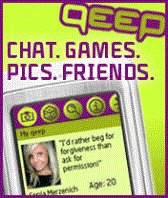 QEEP: The FREE mobile messenger community java app free download : Dertz